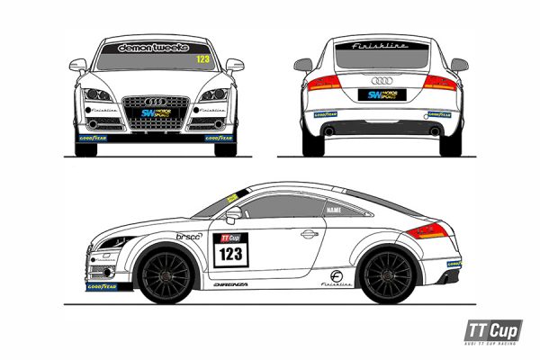 BRSCC | Finishline UK Ltd to Sponsor Demon Tweeks Audi TT Cup